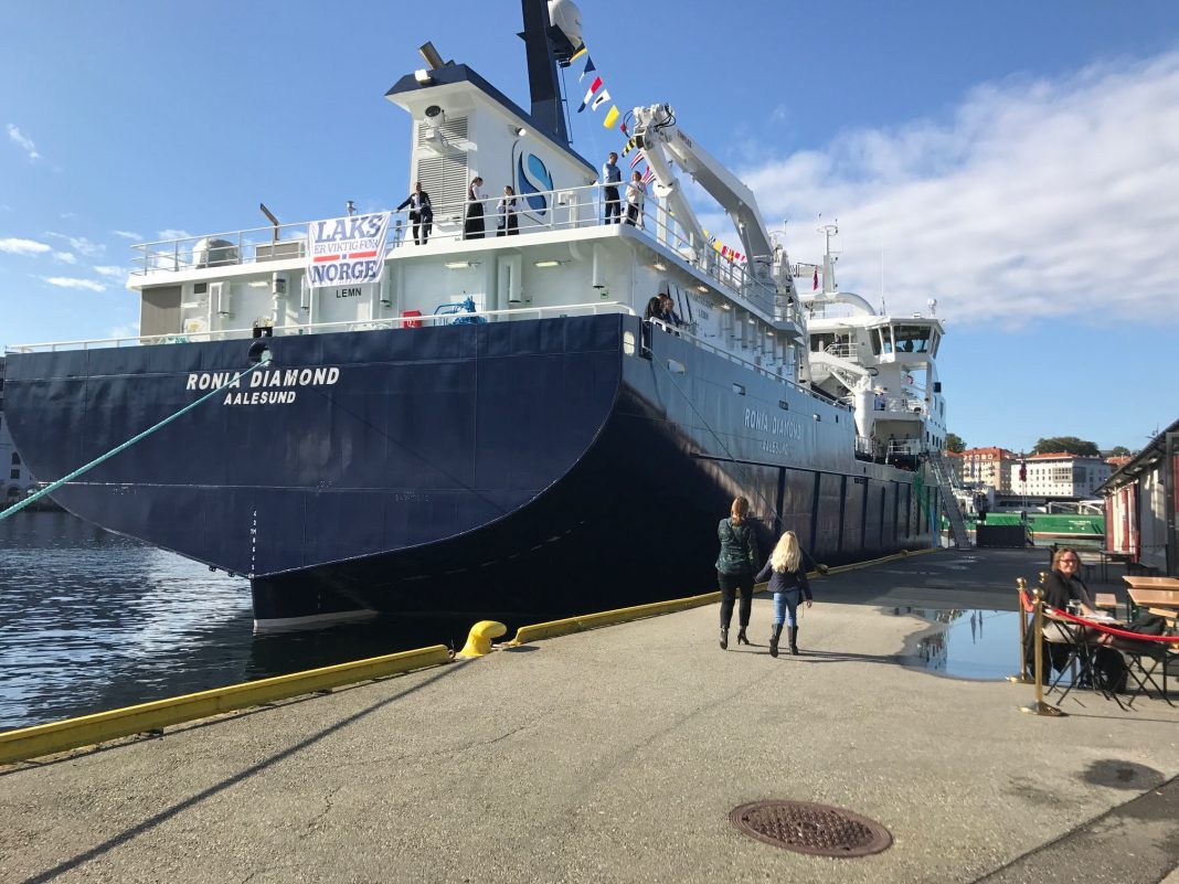World’s biggest wellboat arrives in Tasmania | SalmonBusiness