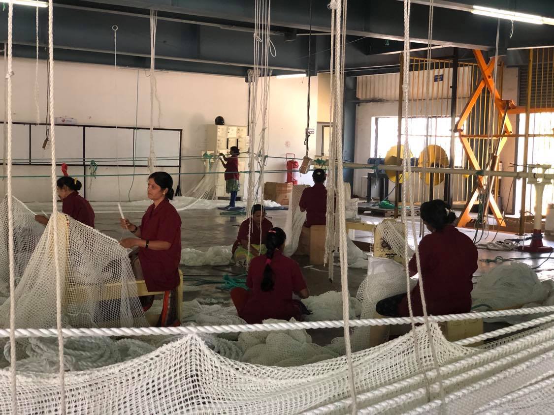 Here’s how nets for 160m salmon cages are made | SalmonBusiness