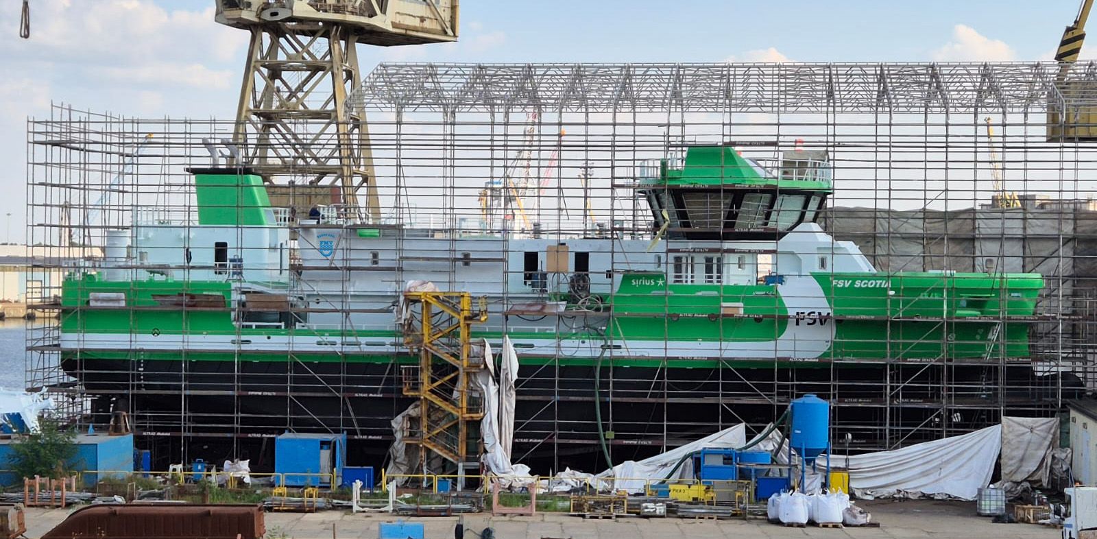 Watch: FSV launches huge new processing ship | SalmonBusiness